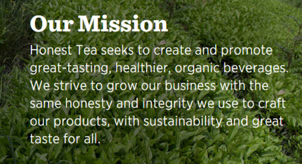 Value To Create And Promote Great tasting Healthier Organic Beverages