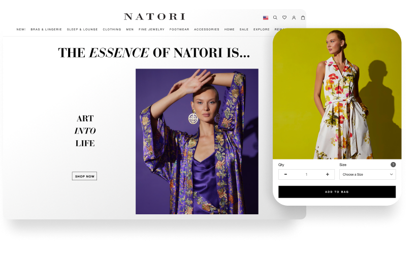 Collage storefront natori carousel