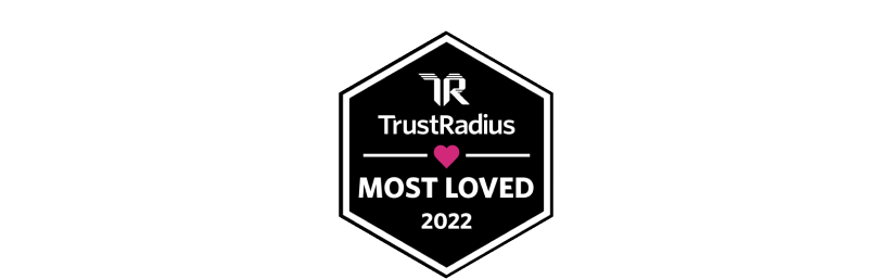 Trustradius most loved header